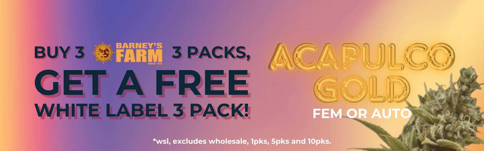 Barney's Farm » Cannabis Seeds at North Atlantic Seed Co. (Page 1)